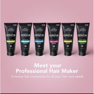 Luxe Organix Keratin Treatment Conditioner (Coconut Oil, Tea Tree ...