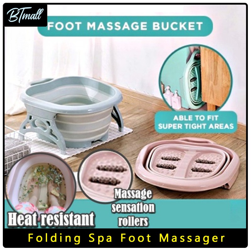 Folding Spa Foot Massager/ Foldable Foot Spa Basin FootBath ...