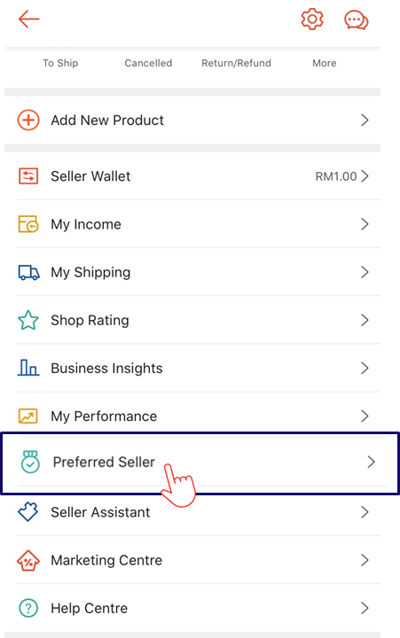 Introduction to Preferred Seller Monitoring Tool | Shopee MY Seller Education Hub