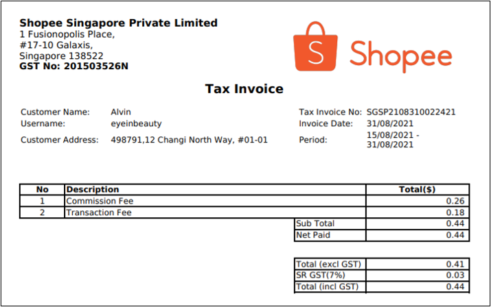About My Income | Shopee SG Seller Education Hub