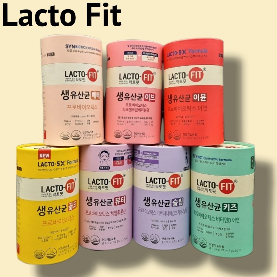 [Lacto fit] Lactofit Probiotics 7 types Gold 50p , Kids 60p ,Baby 60p ...