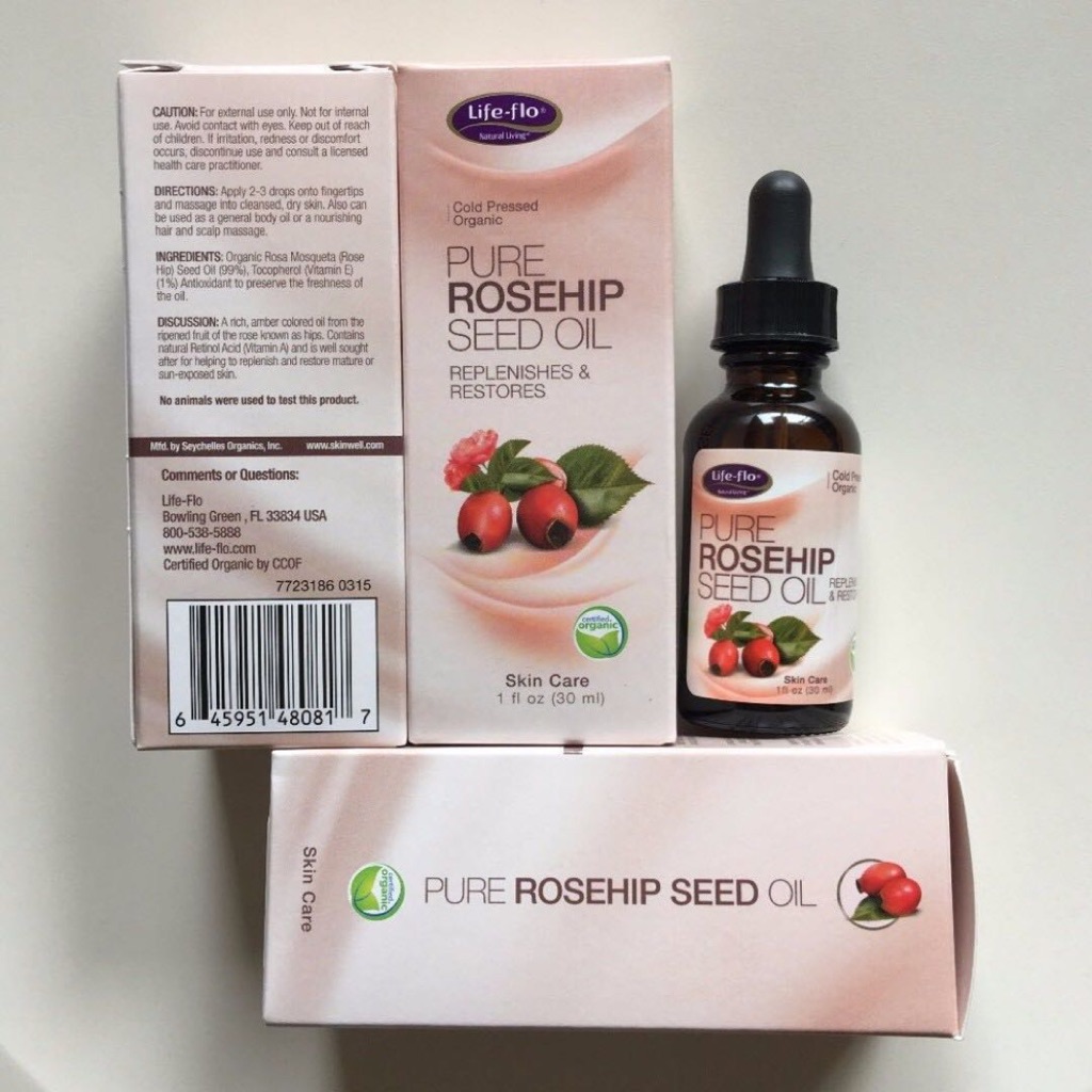 Life Flo Health Pure Rosehip Seed Oil Skin Care | Shopee Singapore