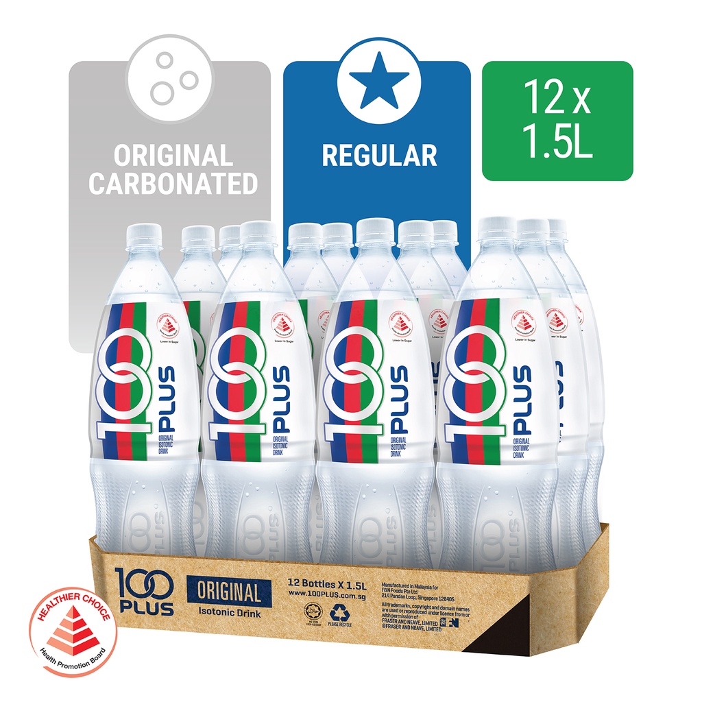100PLUS ORIGINAL PET 1.5LX12 (Bundle of 12) (Halal) | Shopee Singapore