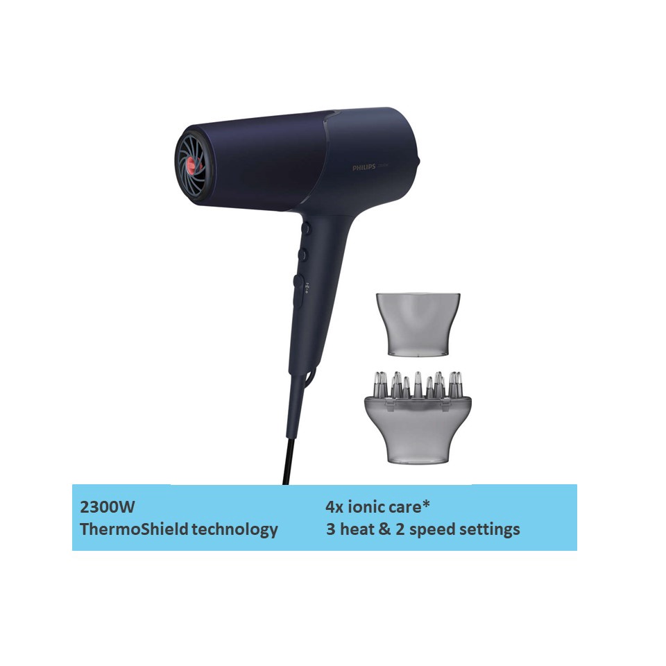 PHILIPS BHD510/03 ThermoProtect Ionic Hairdryer 2300w 6speed turbo ...