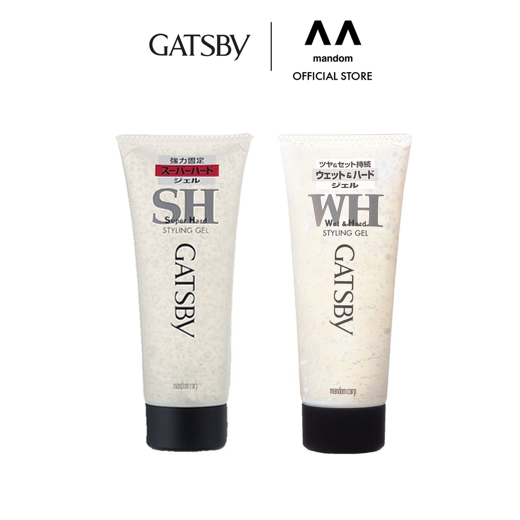 GATSBY Styling Hair Gel 200g (All Variations) | Shopee Singapore