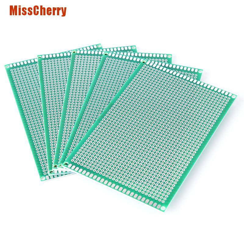 MissCherry 8X12Cm Double Side Protoboard Circuit Tinned Universal Diy ...