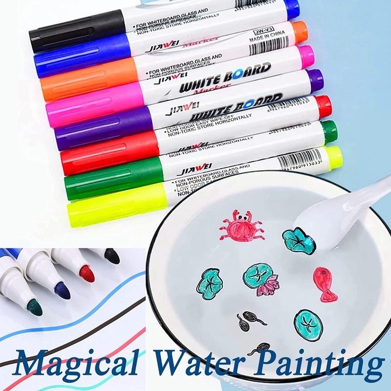Newest Magical Water Painting Pen 8/12 Colors Colorful Mark Pen ...