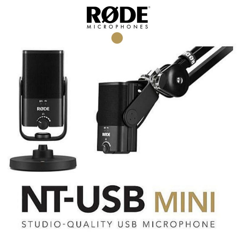 Rode NT-USB Mini USB Microphone Studio Quality/Ready Stock! | Shopee ...