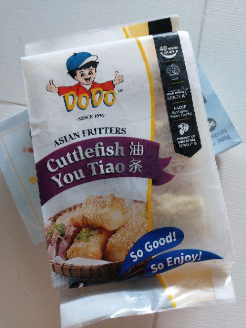 DoDo Asian Fritters Cuttlefish You Tiao - Frozen 120G Halal | Shopee ...