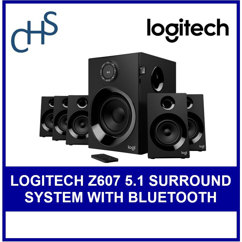 Logitech Z607 5.1 Surround Speakers (160W) (980-001319) 1 Year SG ...