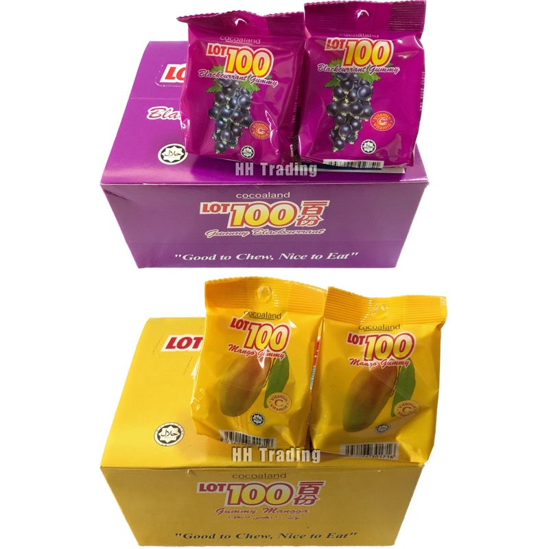 COCOALAND LOT 100 GUMMY CHEWY CANDY 33g x 12’s [GRAPE / MANGO] | Shopee ...