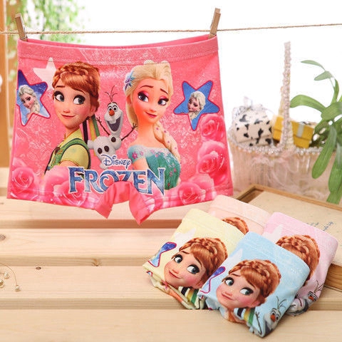 Disney Cartoon Kids Girls 4 PACK Underwear Frozen Elsa Anna Princess ...