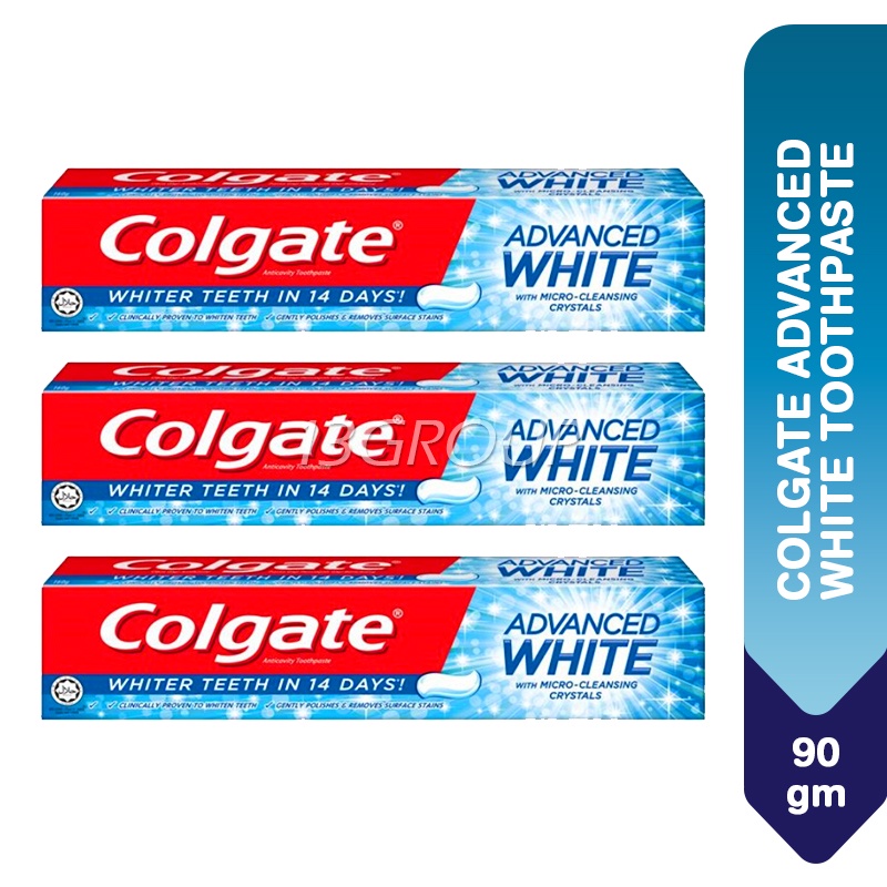 Colgate Advanced White Toothpaste, 90g | Shopee Singapore