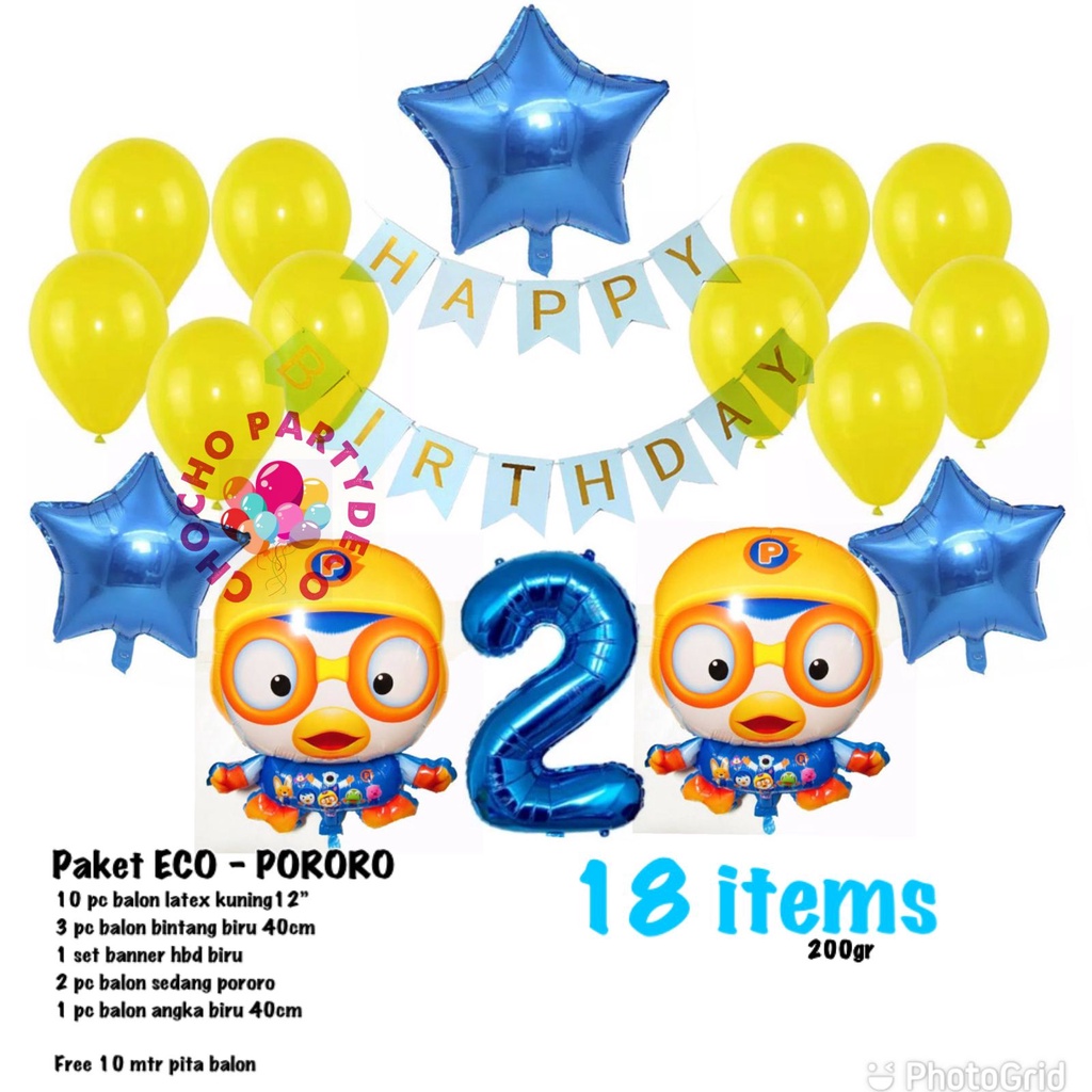 Pororo Package - pororo ECO Birthday Package - pororo Birthday ...
