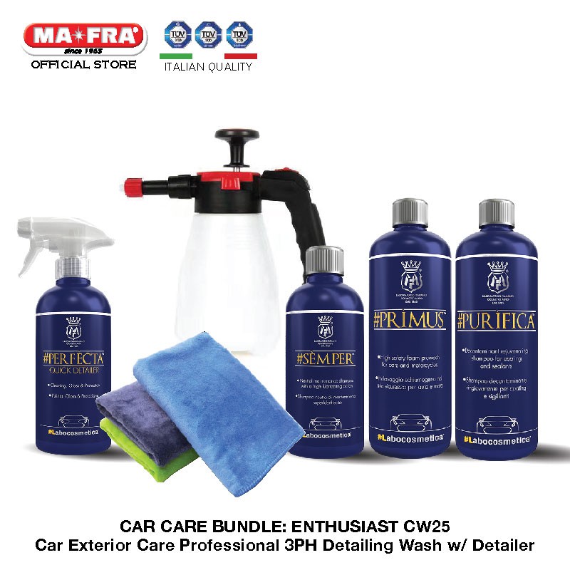 BUNDLE: Mafra Car Care Package (Enthusiast CW25) Car Exterior Care ...
