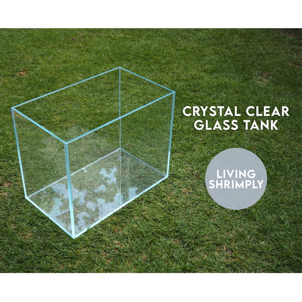 Crystal Clear Glass Fish Aquarium Tank 20cm 25cm 30cm | Shopee Singapore