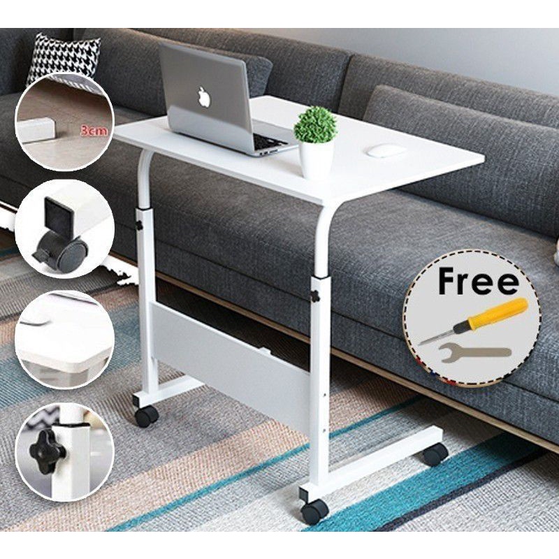 Original taffHome Wheel Laptop Table / Portable Folding Laptop Table ...