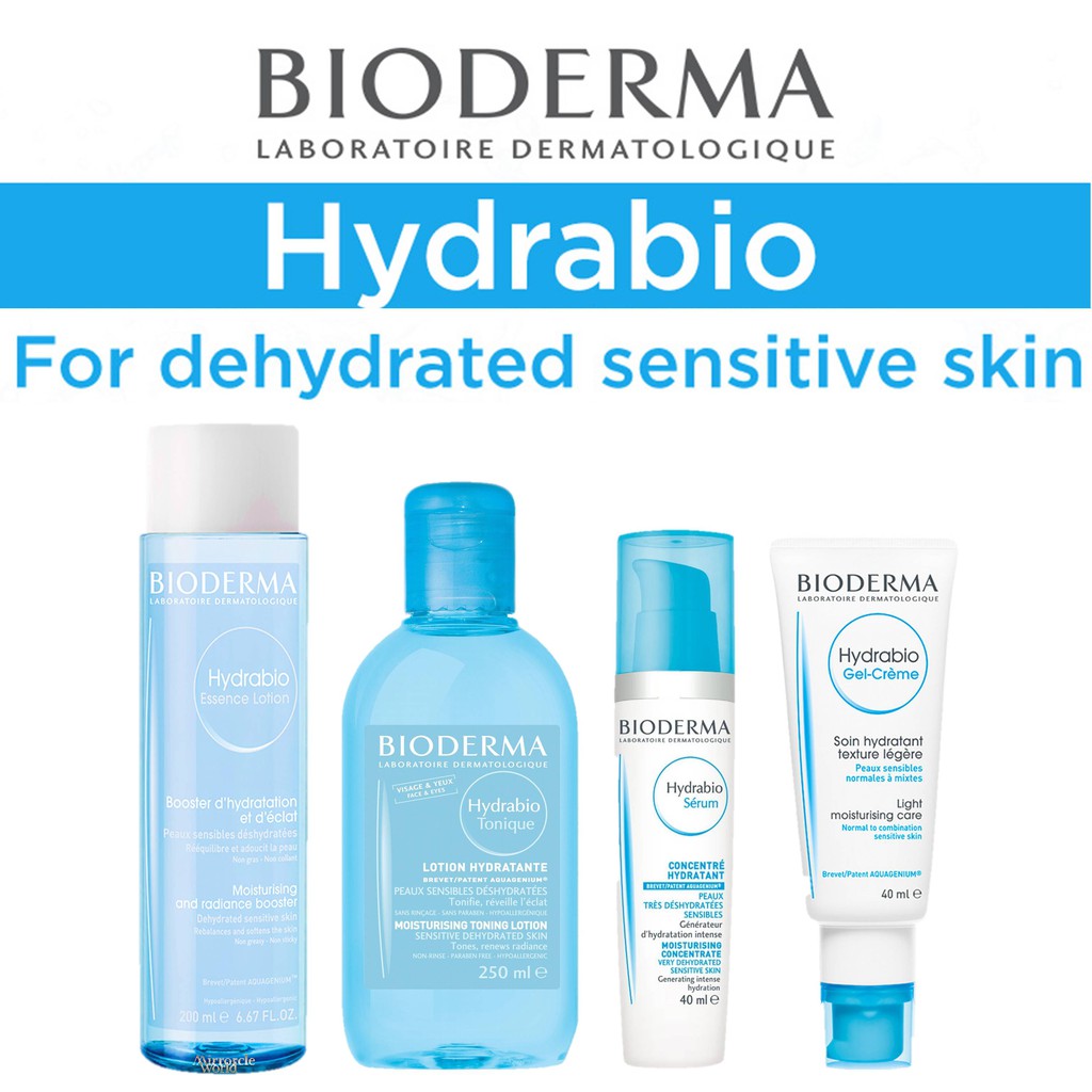 Bioderma Hydrabio range for Dehydrated sensitive skin. | Shopee Singapore