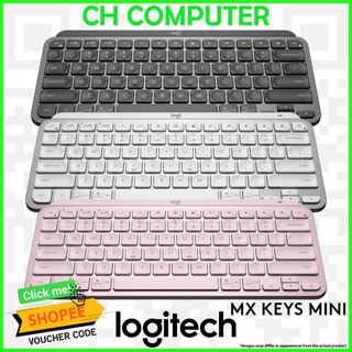 Logitech MX Keys Mini Minimalist Wireless Illuminated Keyboard, Compact, Bluetooth, Backlit ...