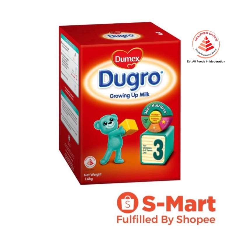 Dumex Dugro Growing Up Kid Milk Formula - Stage 3 (1.6kg) | Shopee ...