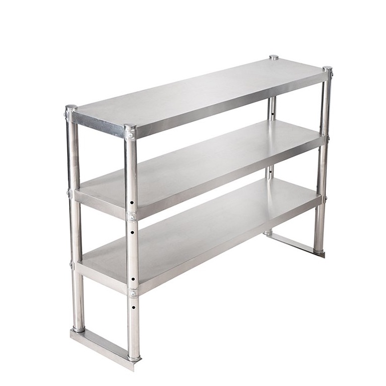 Stainless steel work bench, kitchen countertop rack, milk tea shop ...