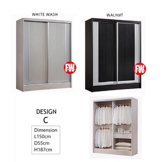 5FT SLIDING WARDROBE / 5 FT SLIDING DOOR WARDROBE (FREE INSTALLATION ...