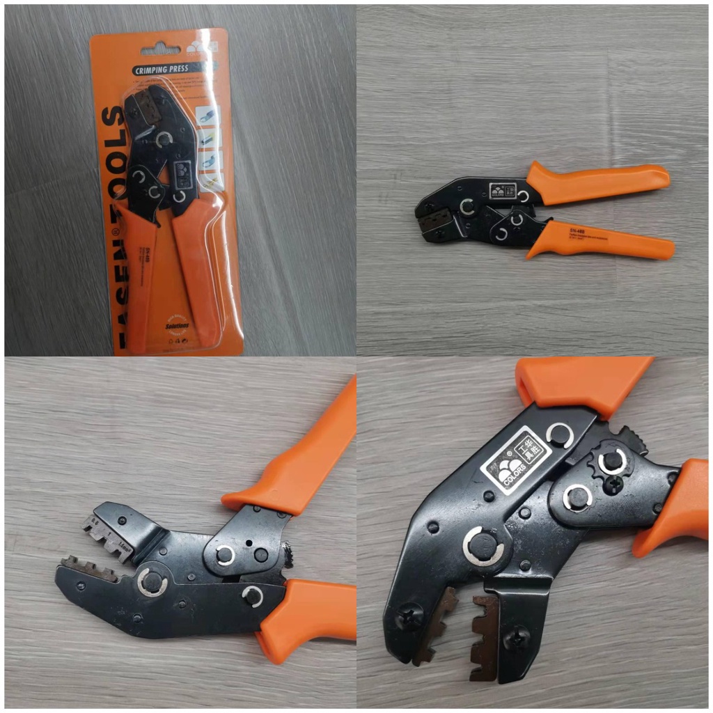 SN-28B SN-48B Fasten Plug Spring Terminal Crimping Tool Pliers Electric ...