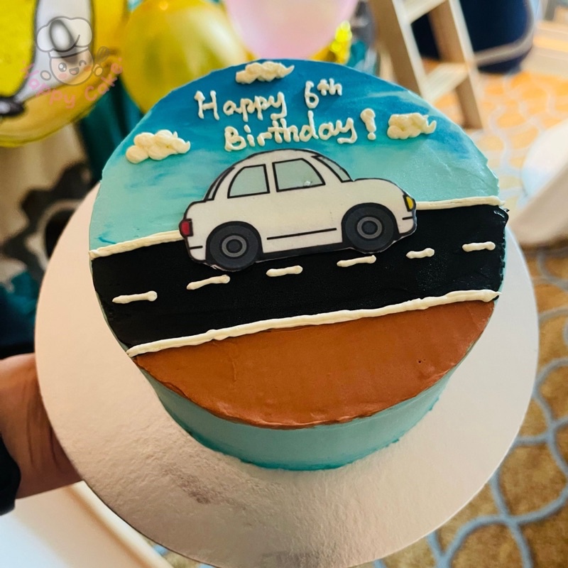 [Happy Cake] Car Road Trip | Children Birthday Cake | 대박 자동차 케이크 ...
