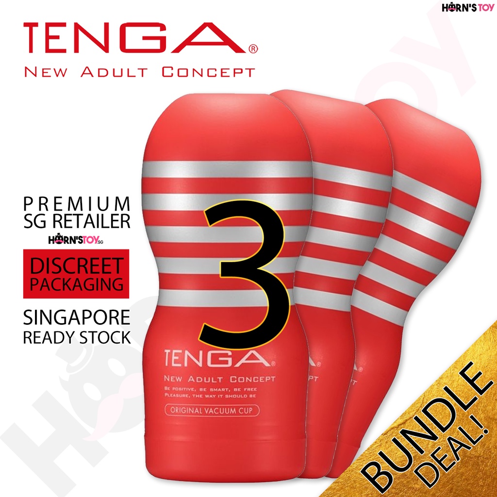 Tenga 3 X Original Vacuum Cup Latest Edition Onahole Cup Sex Cup