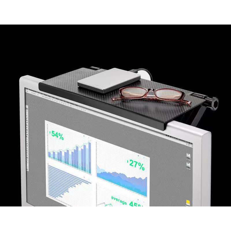 Folding Screen Top Stand Screen Top Shelf Computer Monitor Riser Table ...