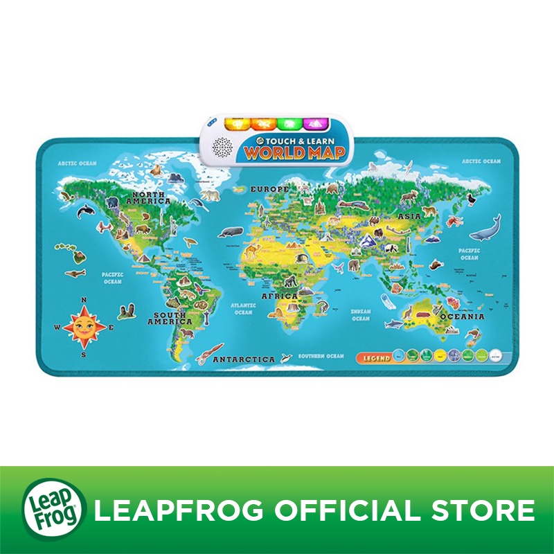 LeapFrog Touch & Learn World Map | 4-7 years | 3 months local warranty ...