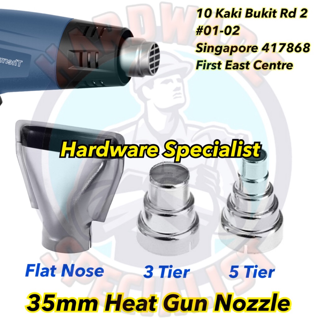 Heat Gun Nozzle Attachments (For Precise Heating) | Shopee Singapore