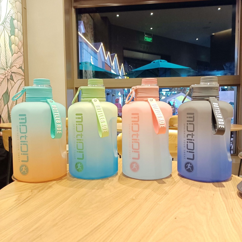 Gym Water Bottle 2.2Liters 75OZ Bottles BPA Free Leak Proof Lids ...