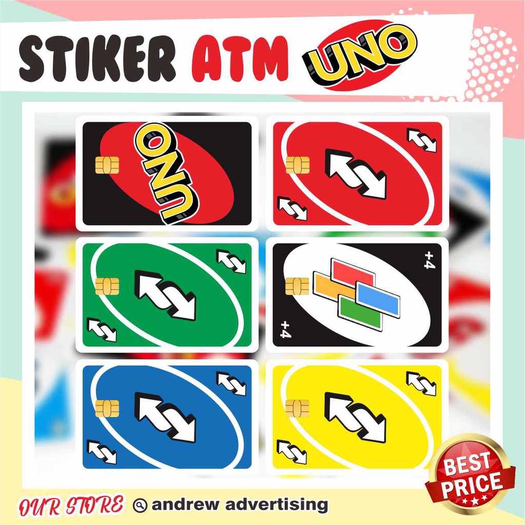 Uno CARD ATM Sticker | Garskin/atm Card Sticker/ATM Card SKIN/DEBIT ...