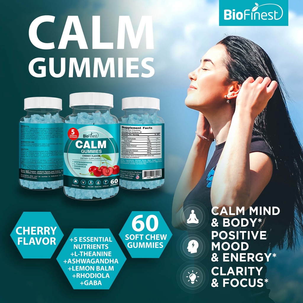 Biofinest Gummy Vitamin Supplement - Beauty Energy Sleep Metabolism Men ...