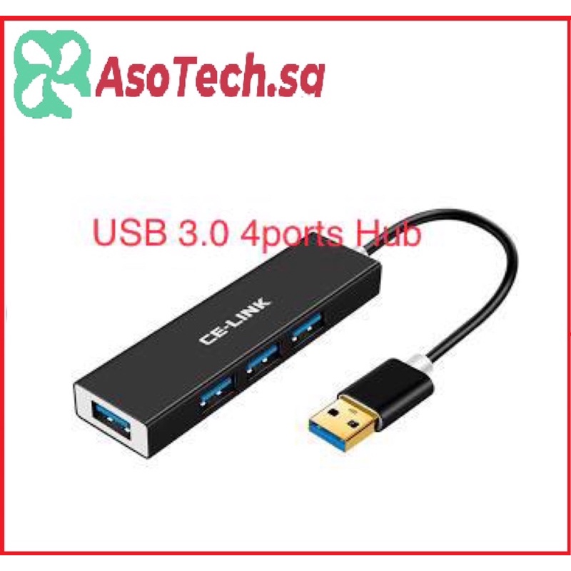USB 3.0 4 Port Hub 5Gbps | Shopee Singapore