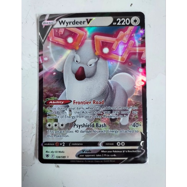 Pokemon wyrdeer V astral radiance card | Shopee Singapore
