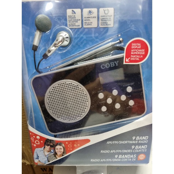 COBY AM/FM/ SW 9 BAND DIGITAL RADIO | Shopee Singapore