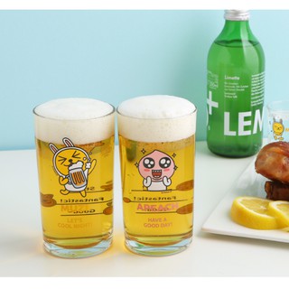 [Kakao Friends] Korean Soju Beer Bomb Glass 2P Set, 2 Type, Ryan ...