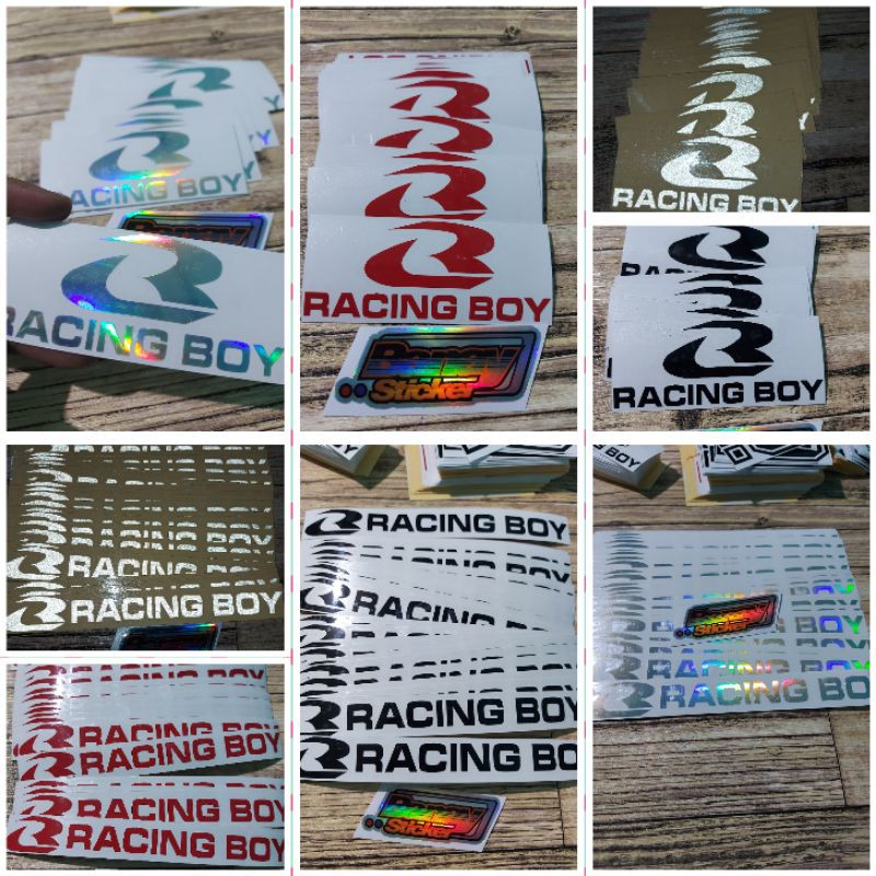 Rcb RACING BOY CUTTING Sticker | Shopee Singapore