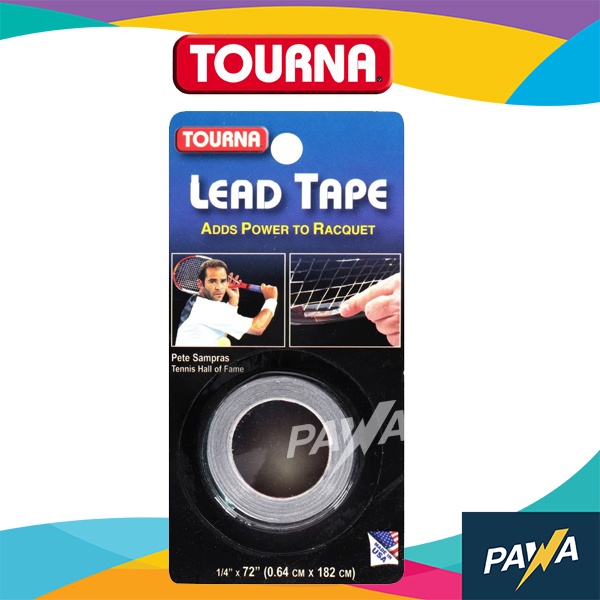 Tourna Tennis Badminton Squash Racquet Raket Racket Lead Tape (Adds ...