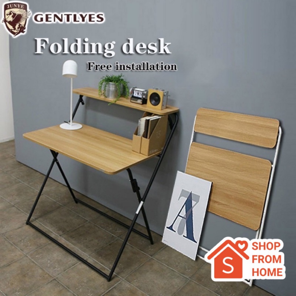 🔥Foldable Laptop Table Free installation Office minimalist tables ...