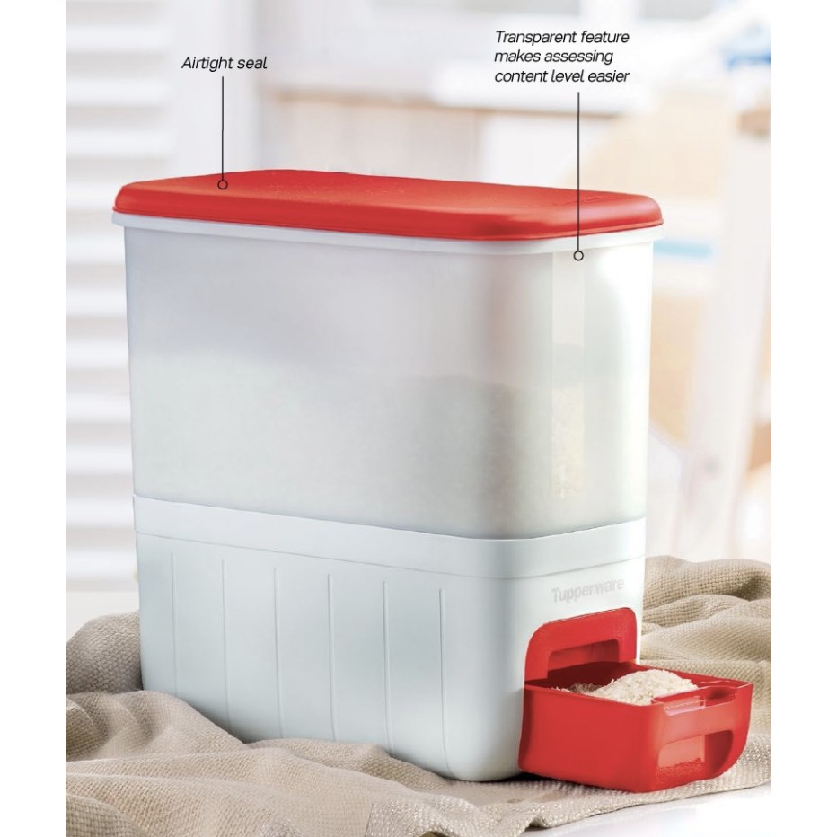 Tupperware 10kg Rice Container | Shopee Singapore
