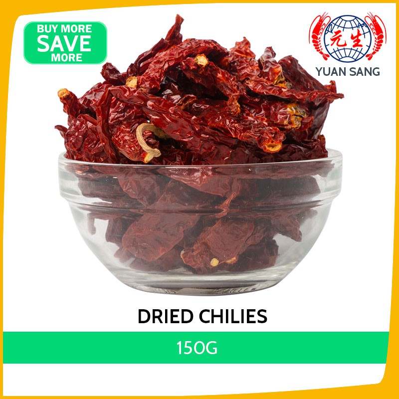 Dried Chilies 150g Dried Food Chilli Groceries Cooking Ingredients ...