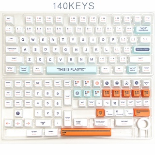 This is Plastic Keycaps XDA/MDA Profile 140Key PBT Compatible with 60 ...