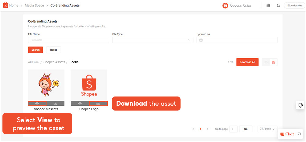 Co-Branding Assets tool | SG Seller Education [Shopee]