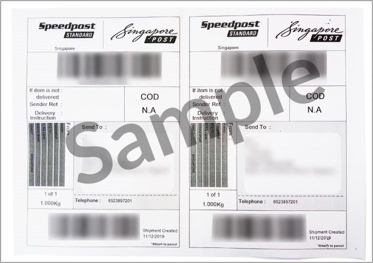 How do I prepare parcels for Speedpost Standard delivey?