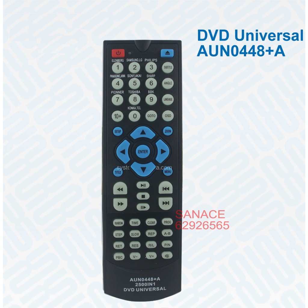 --SALES--Universal DVD remote for DVD w/o record function | Shopee ...