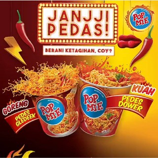 Pop Noodles Instant Noodles Spicy Sauce Dower / Spicy Dower | Shopee ...