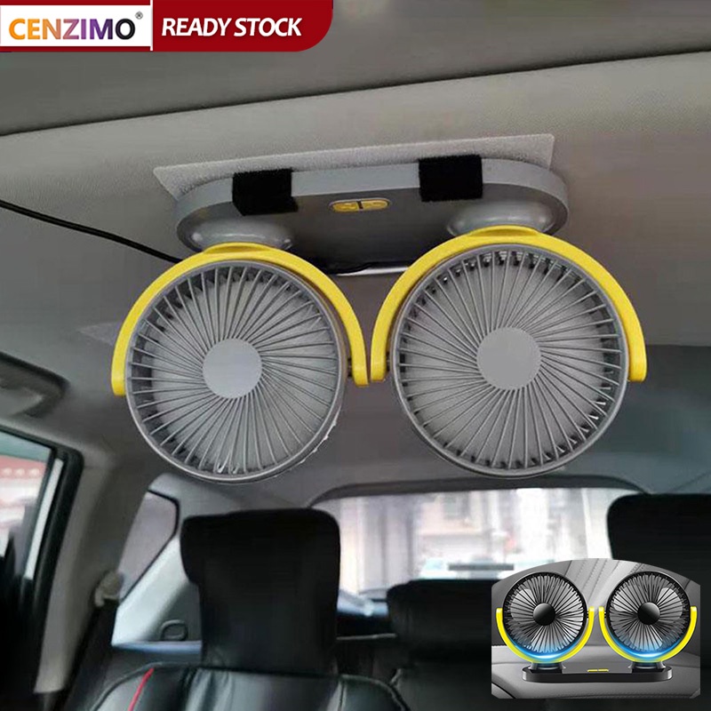 360° Truck Fan Car Fan Super Strong Wind 3 Speed Air Conditioning car ...